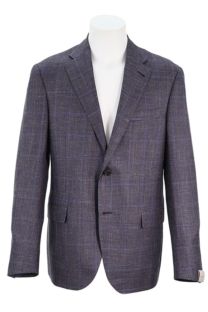 Elegant Corneliani Sport Coat | Premium Check Wool Jacket